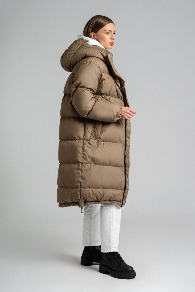 Пуховик: В077-11-61 (Капучино Walnut 18-1112) - DreamWhite
